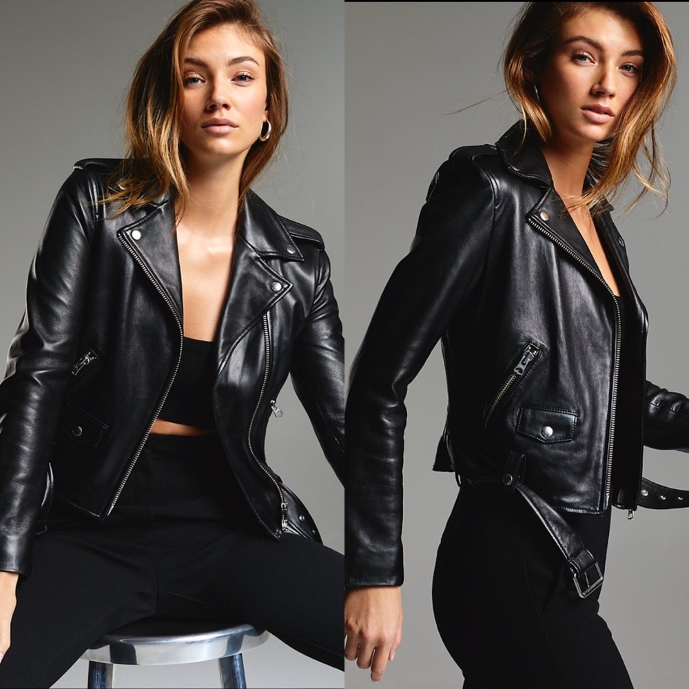 Aritzia Leather Jacket - Gem